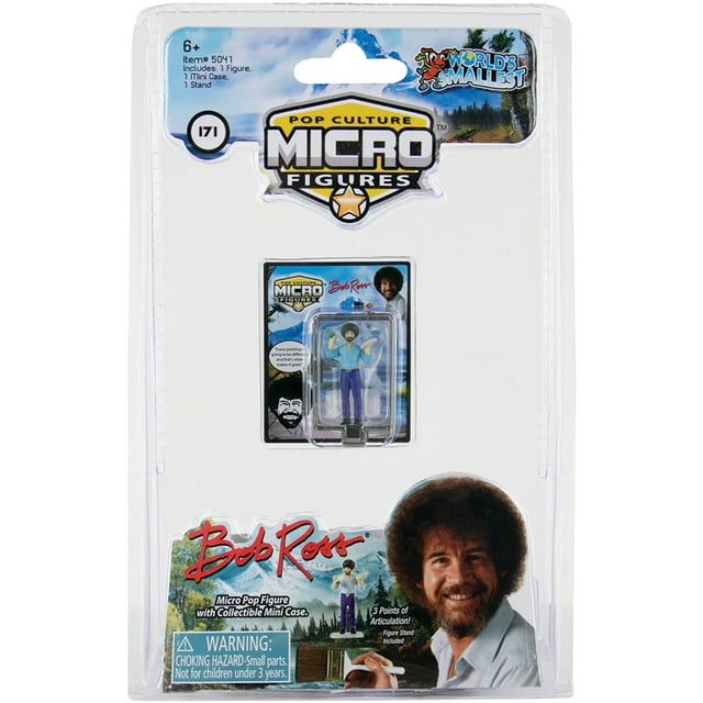 World’s Smallest Bob Ross Pop Culture Micro Figures - Walmart.com