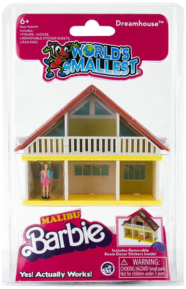 Knick Knack Toy Shack, World’s Smallest Malibu Barbie Dreamhouse, Mini ...