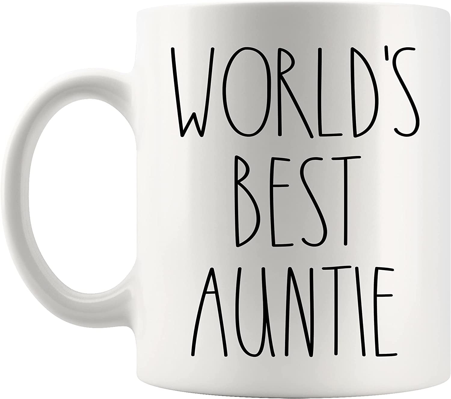 World's Best Auntie Mug | Auntie Rae Dunn Style Coffee Cup | Rae Dunn ...
