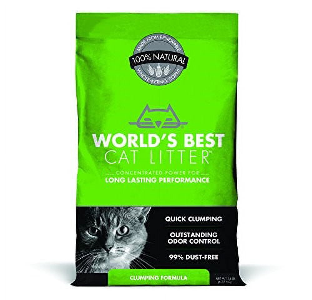 World's Best Cat Litter Clumping Cat Litter Formula, 14-lb - Walmart.com
