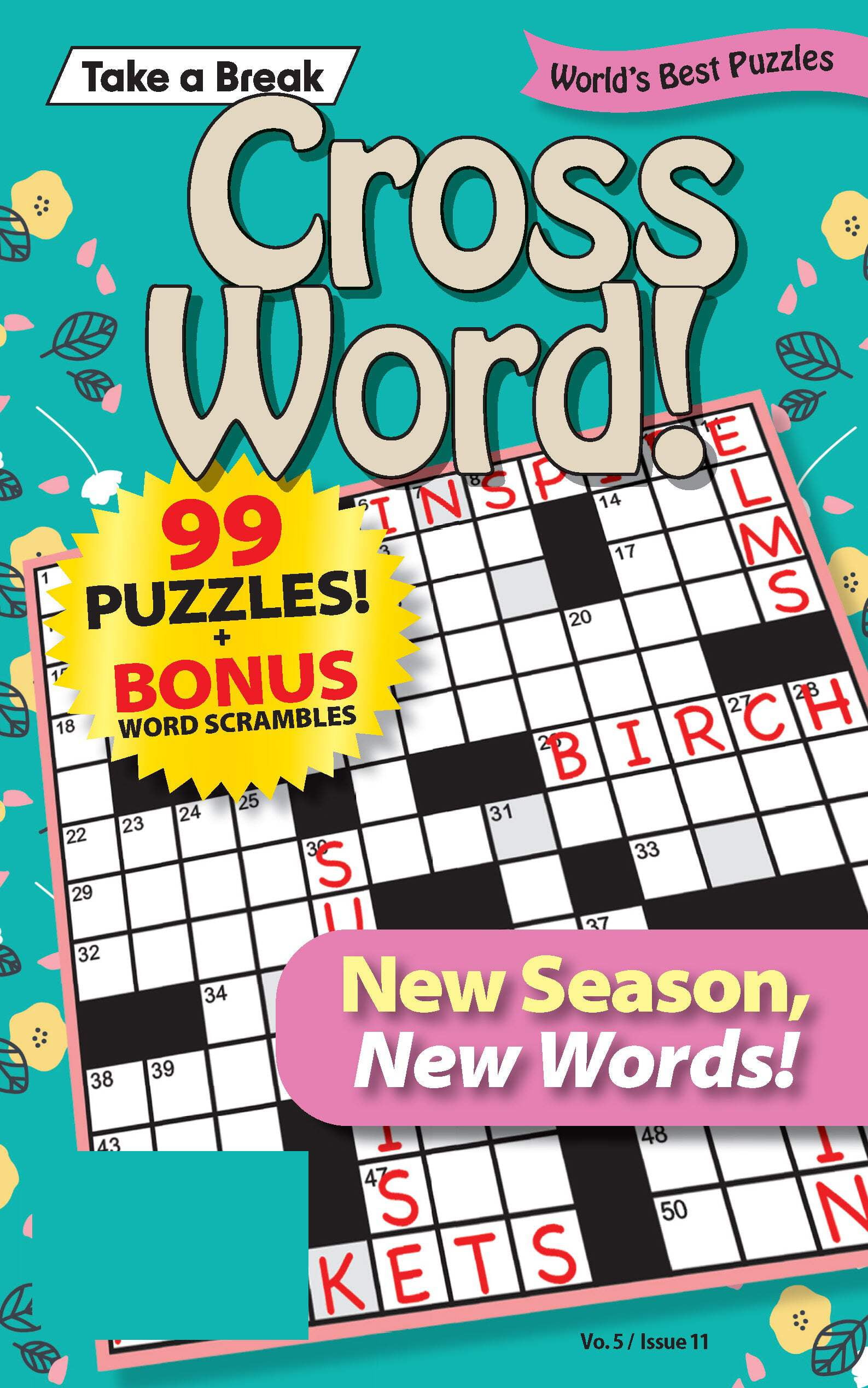 World's Best Cross Word - Vol. 5 Issue 11: 99 Puzzles + Bonus Word ...