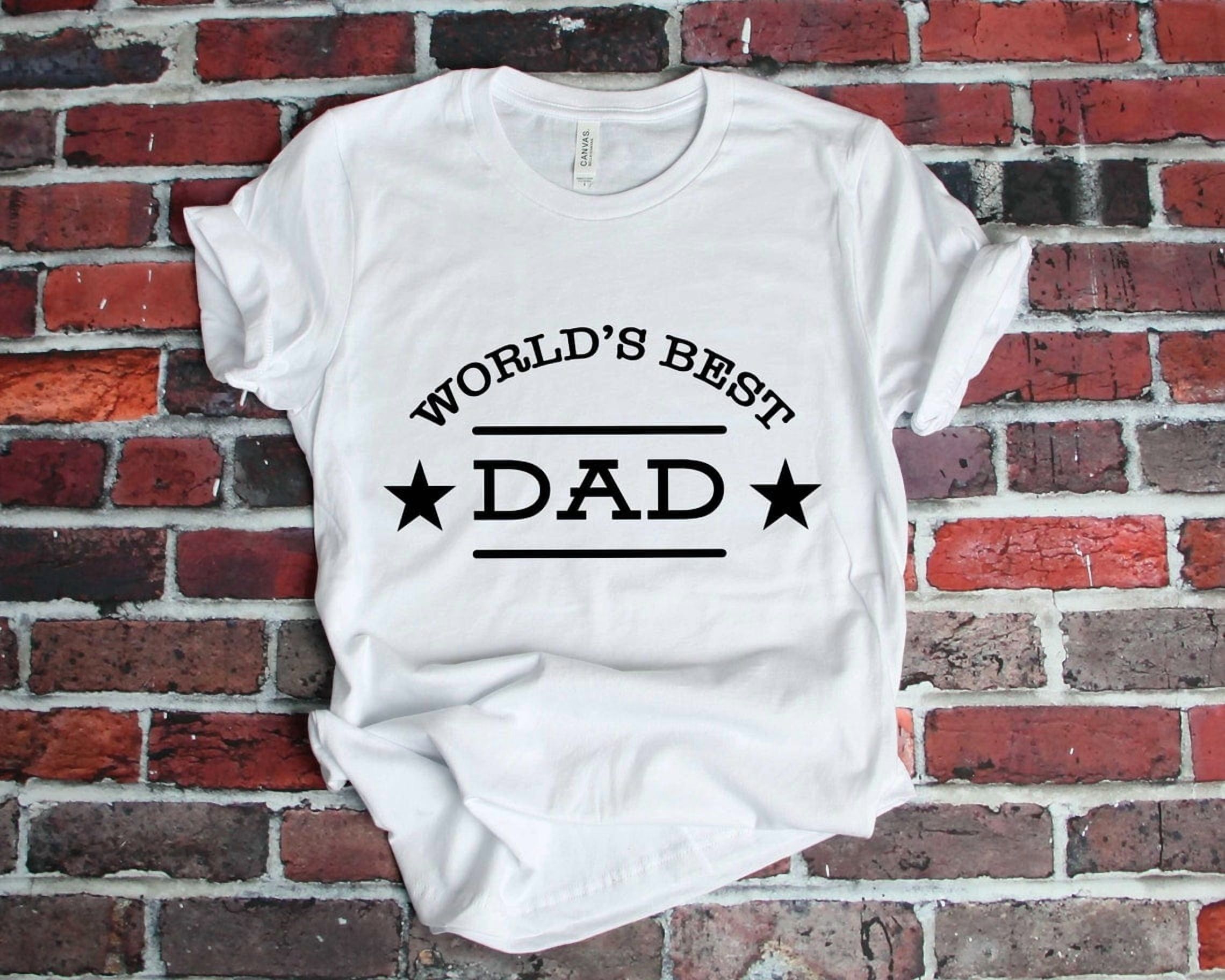 World's Best Dad T-shirt, Dad T Shirt, Father's Day Tee, Dad shirt ...