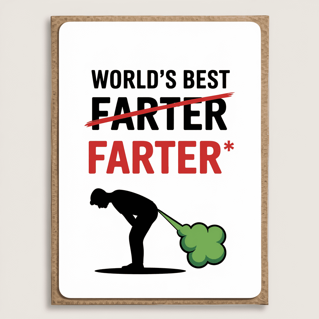 World's Best Farter Greeting Card - Hilarious Humor for Birthdays ...