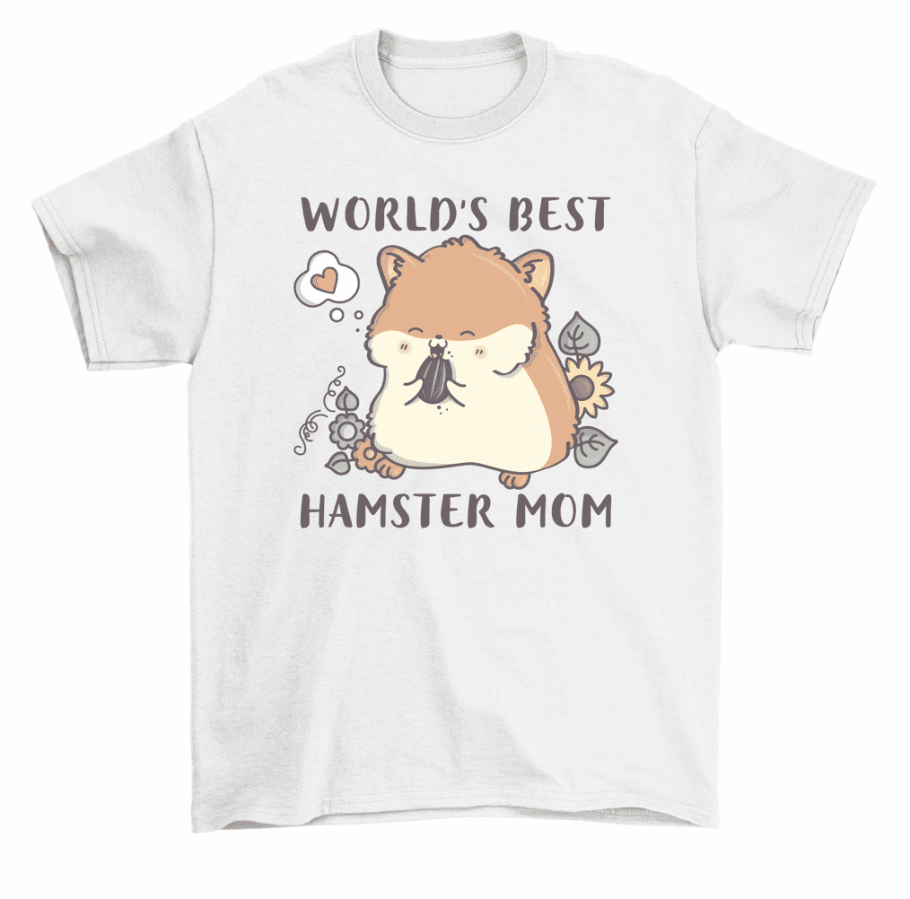World's Best Hamster Mom T-Shirt Women Unisex - Walmart.com