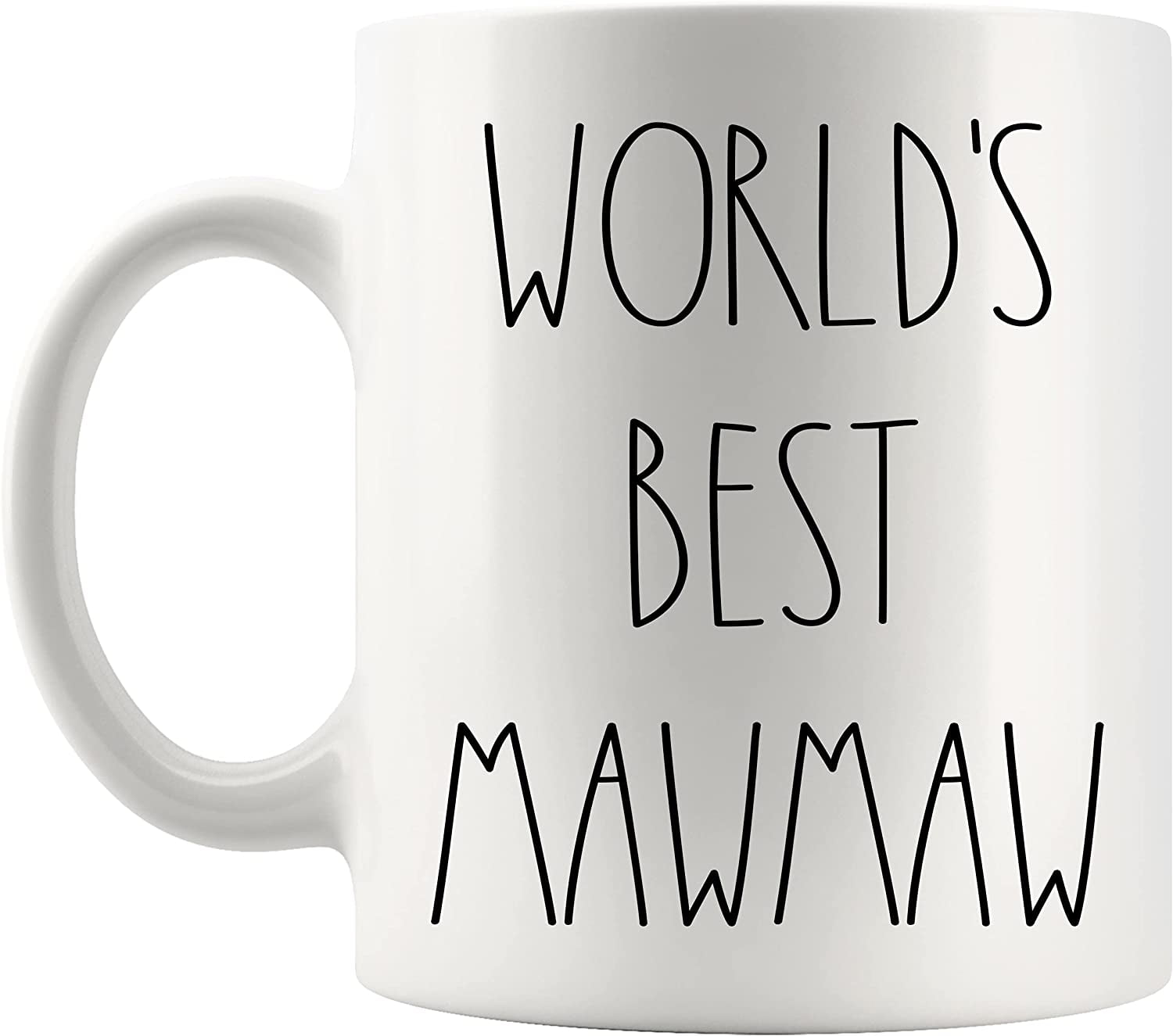 World's Best Mawmaw Mug | Mawmaw Rae Dunn Style Coffee Cup | Rae Dunn ...