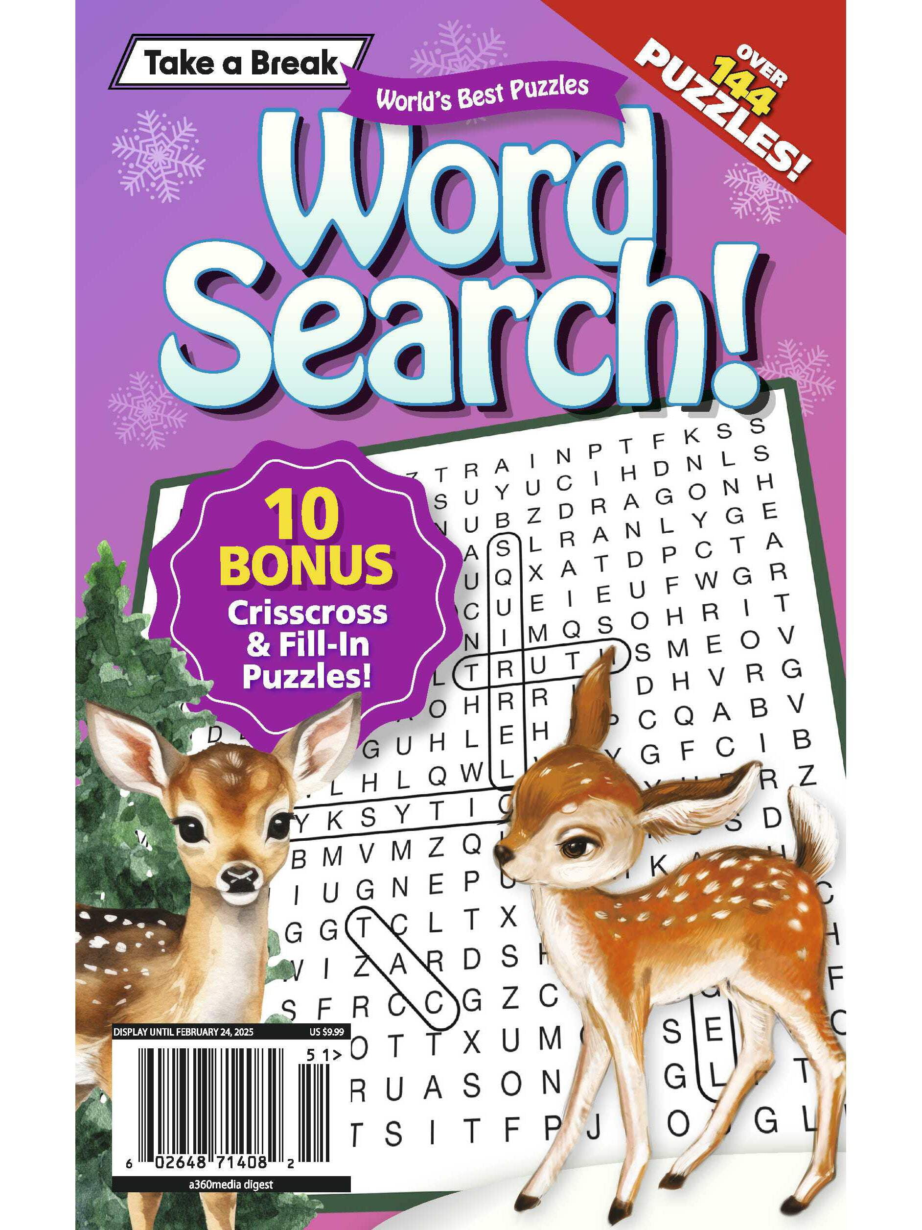 World's Best Puzzle - Word Search 24.11.11: Large Print, 71 Puzzles, 10 ...