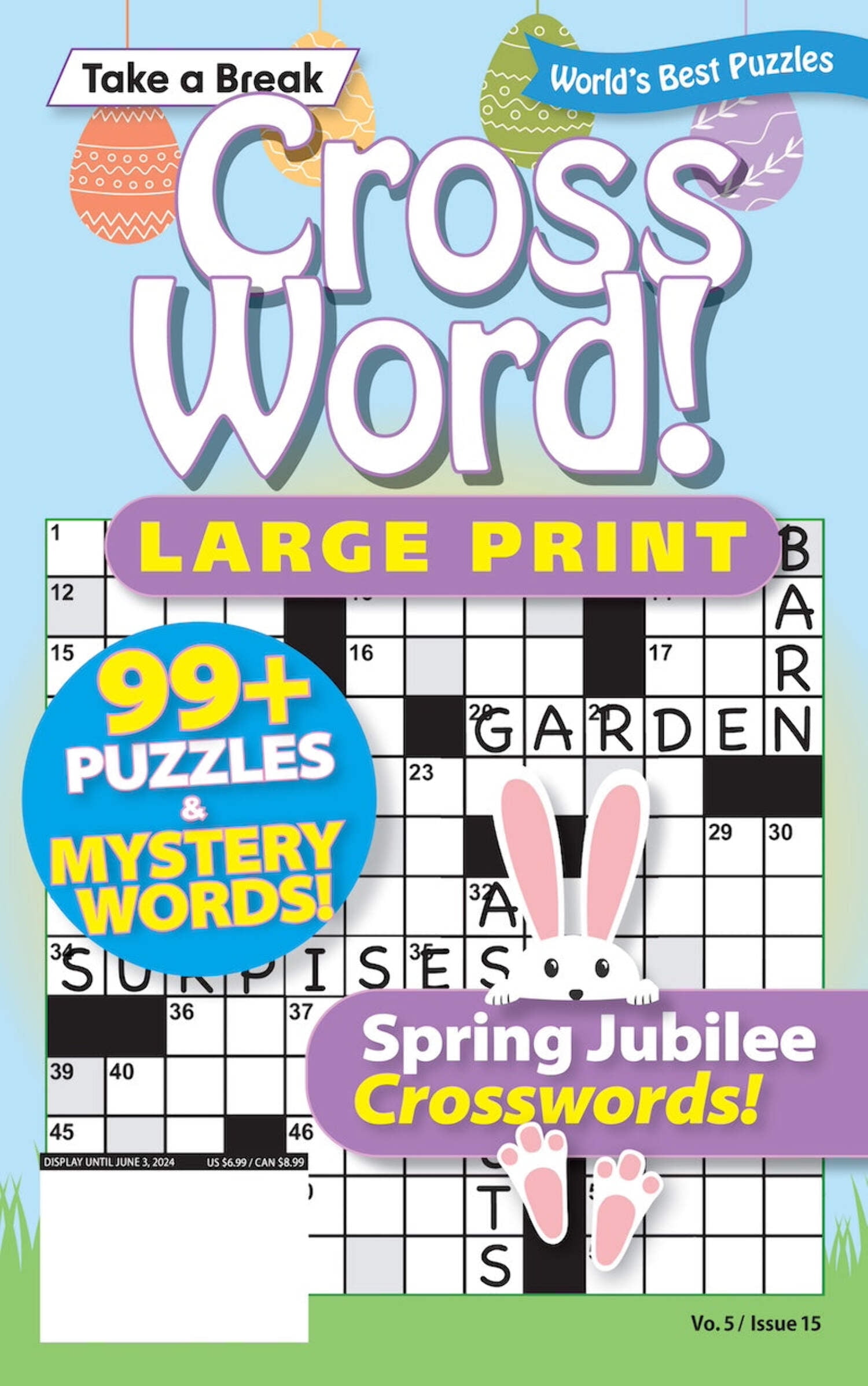 World's Best Puzzles Cross Word - Large Print Vo. 5 / Issue 15 - 99 ...