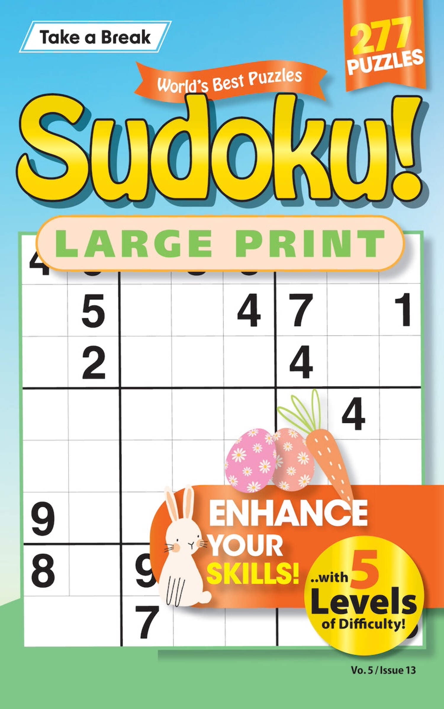 World's Best Puzzles Sudoku - Large Print, Volume 5 Issue 13 - Enhance ...