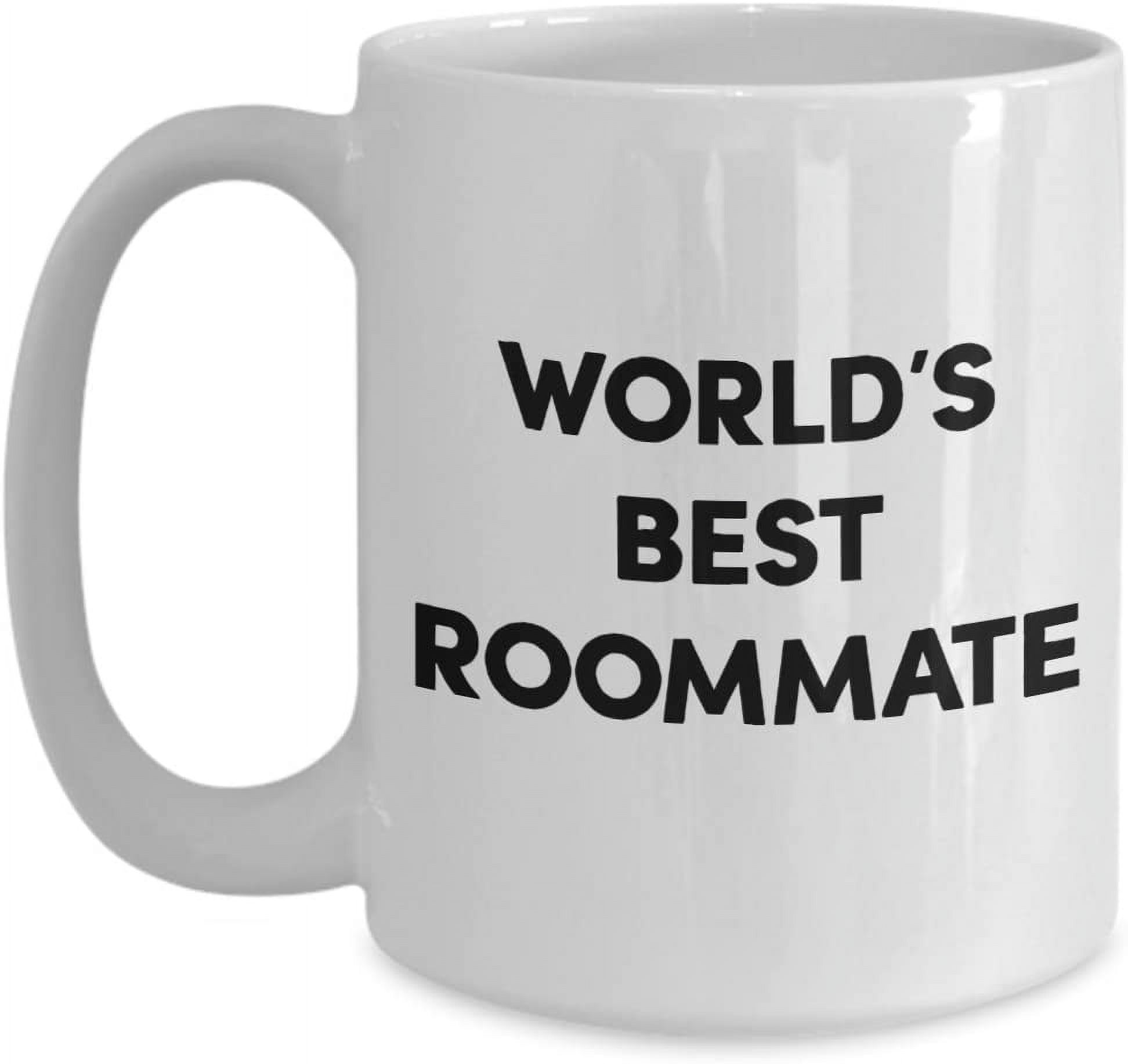 World s Best Roommate Mug - Funny Tea Hot Cocoa Coffee Cup - Novelty ...