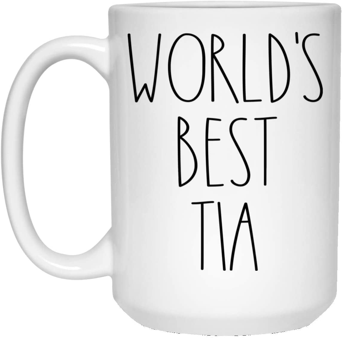 World's Best Tia Mug, Tia Rae Dunn Style Coffee Cup, Personalized Mug (Front & Back), The Best ...