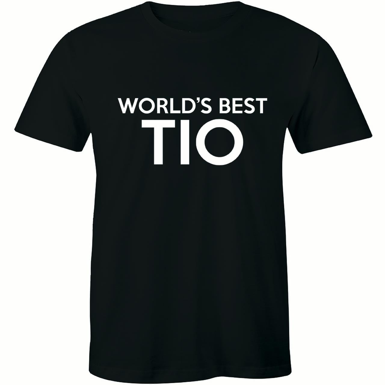 World's Best Tio Funny Hilarious Greatest Ever Award Uncle Men T-Shirt ...
