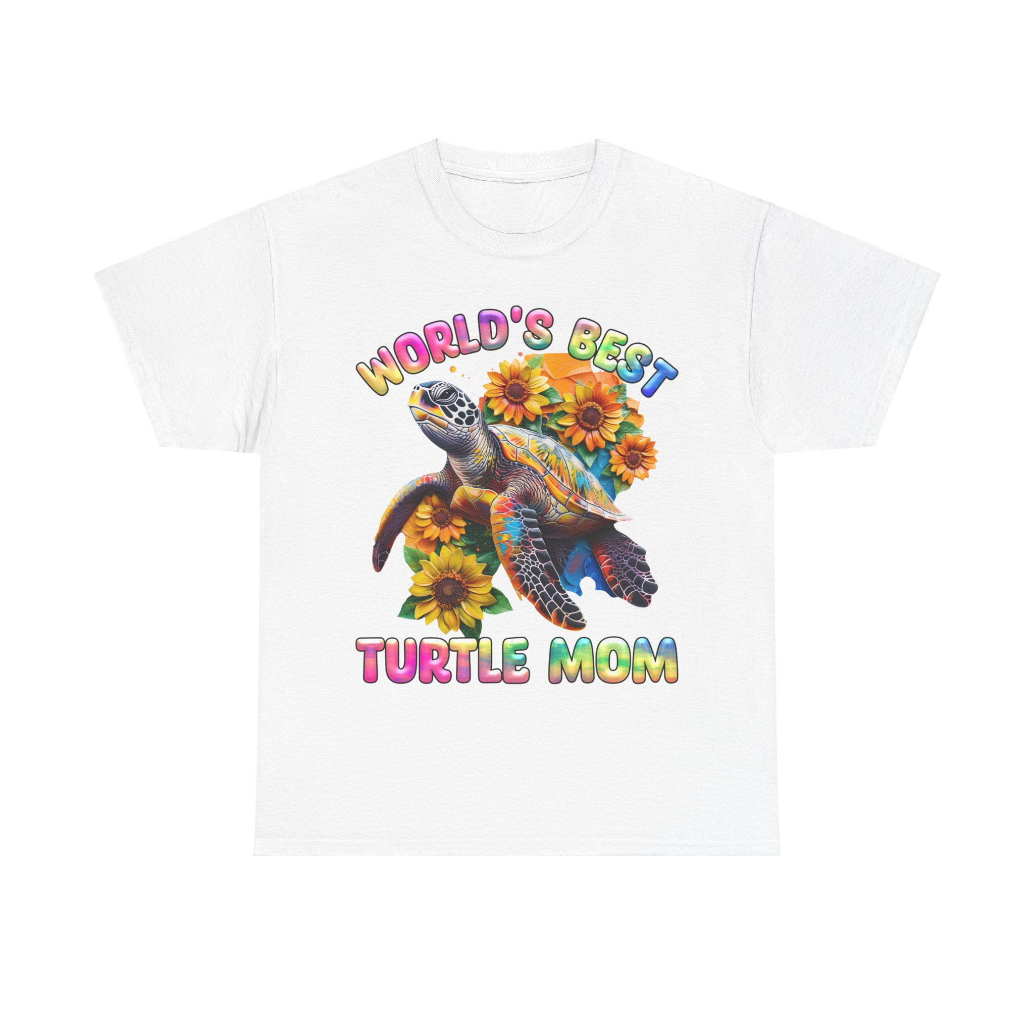 World's Best Turtle Mom Turtle Sunflower Shirt, Mother's Shirt ID-0408 ...