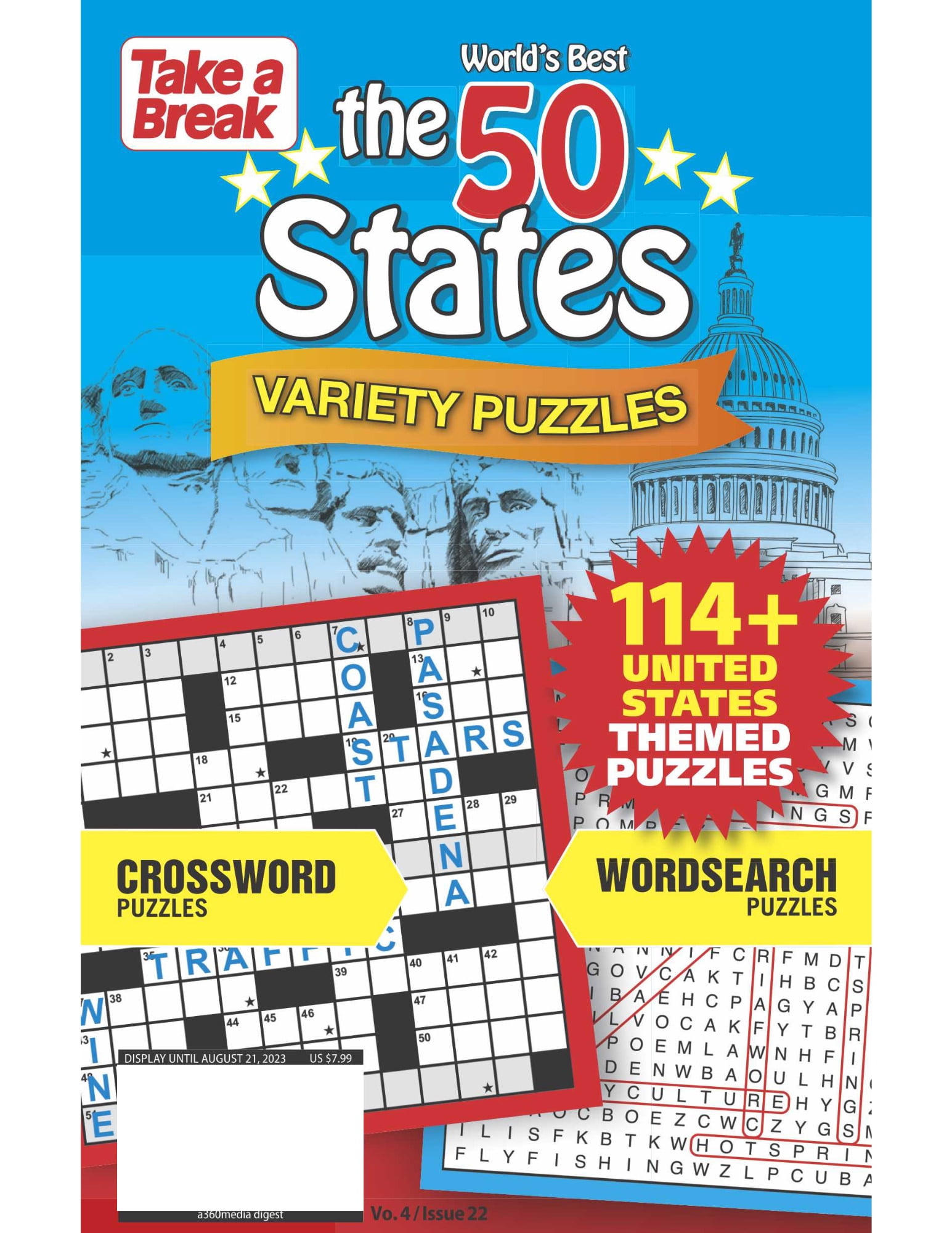 World's Best Variety Puzzles 'The 50 States' - 114+ United States ...