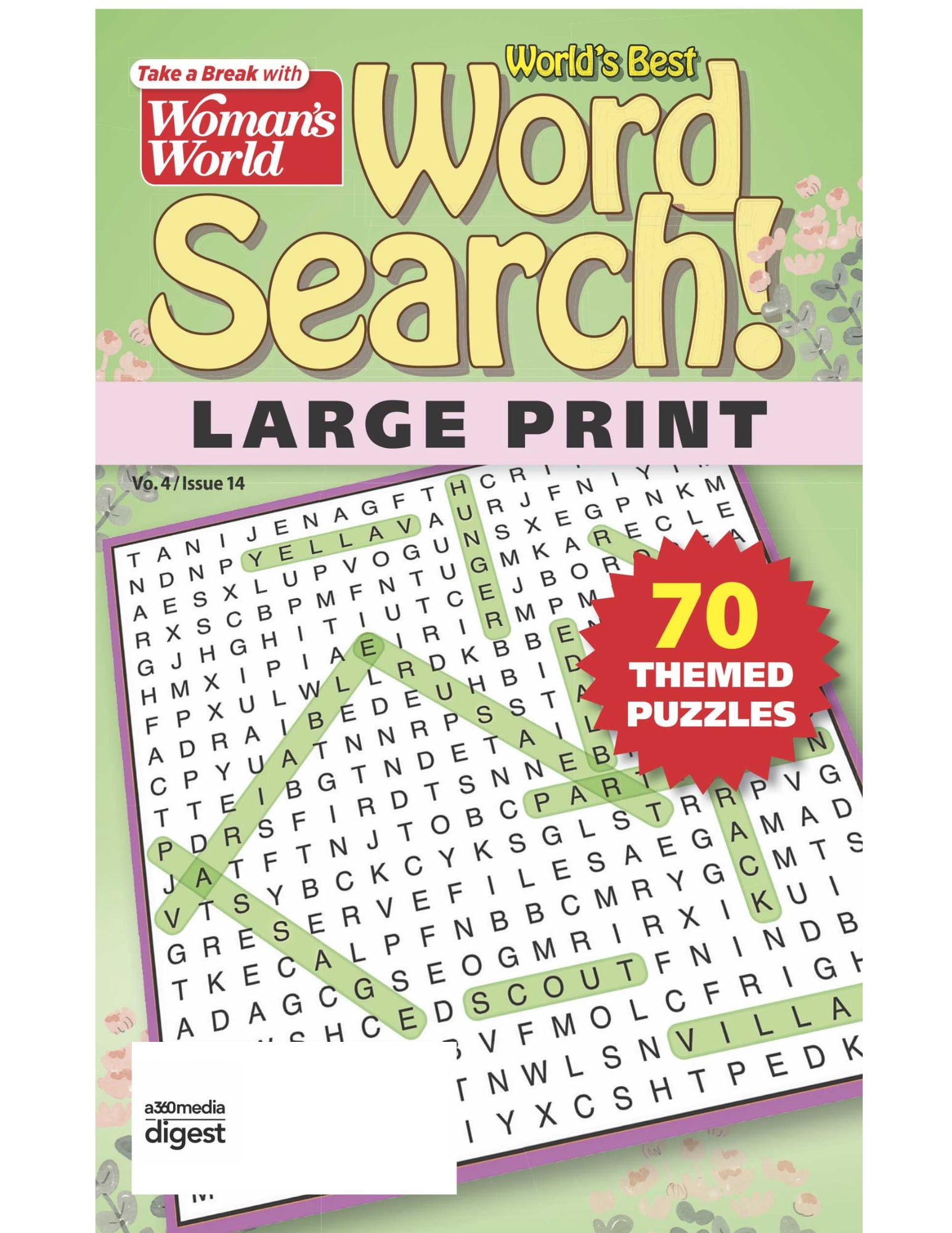 World's Best Word Search Large Print Vo. 4 / Issue 14 Includes 70 ...