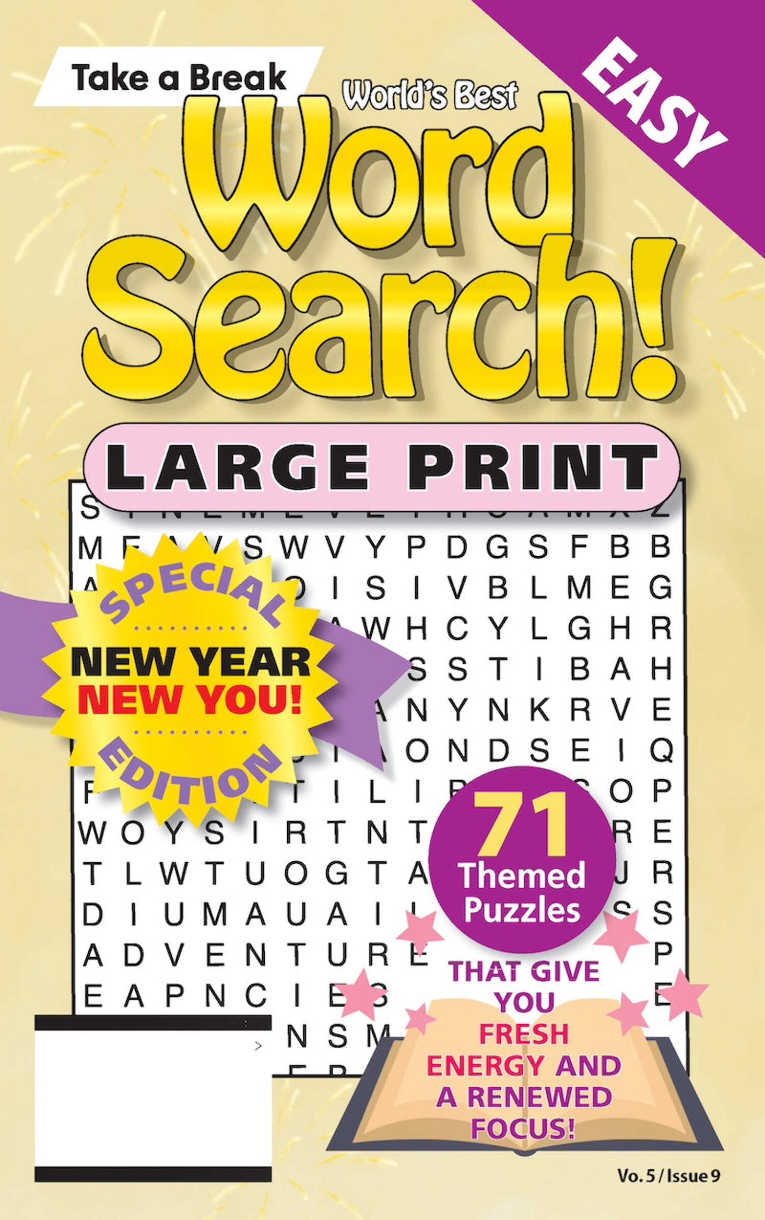 World's Best Word Search - Large Print Vol. 5 Issue 9: Easy 71 Themed ...