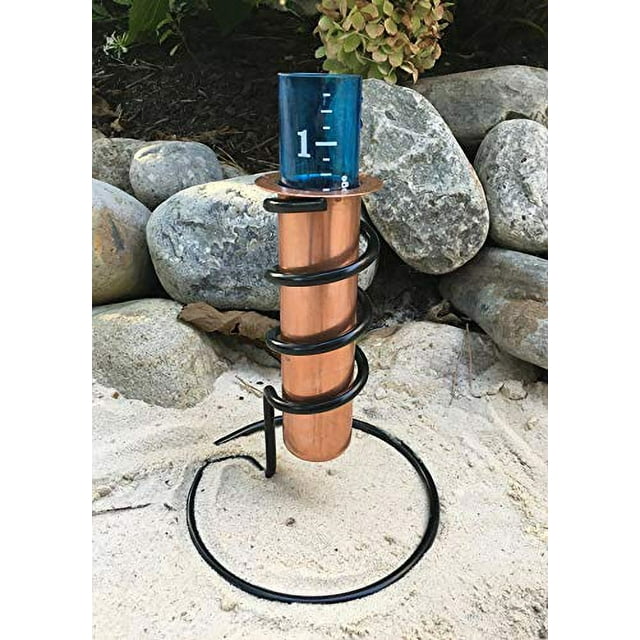 World's Coolest Rain Gauge, Table Base, Copper, Measure, Monitor ...