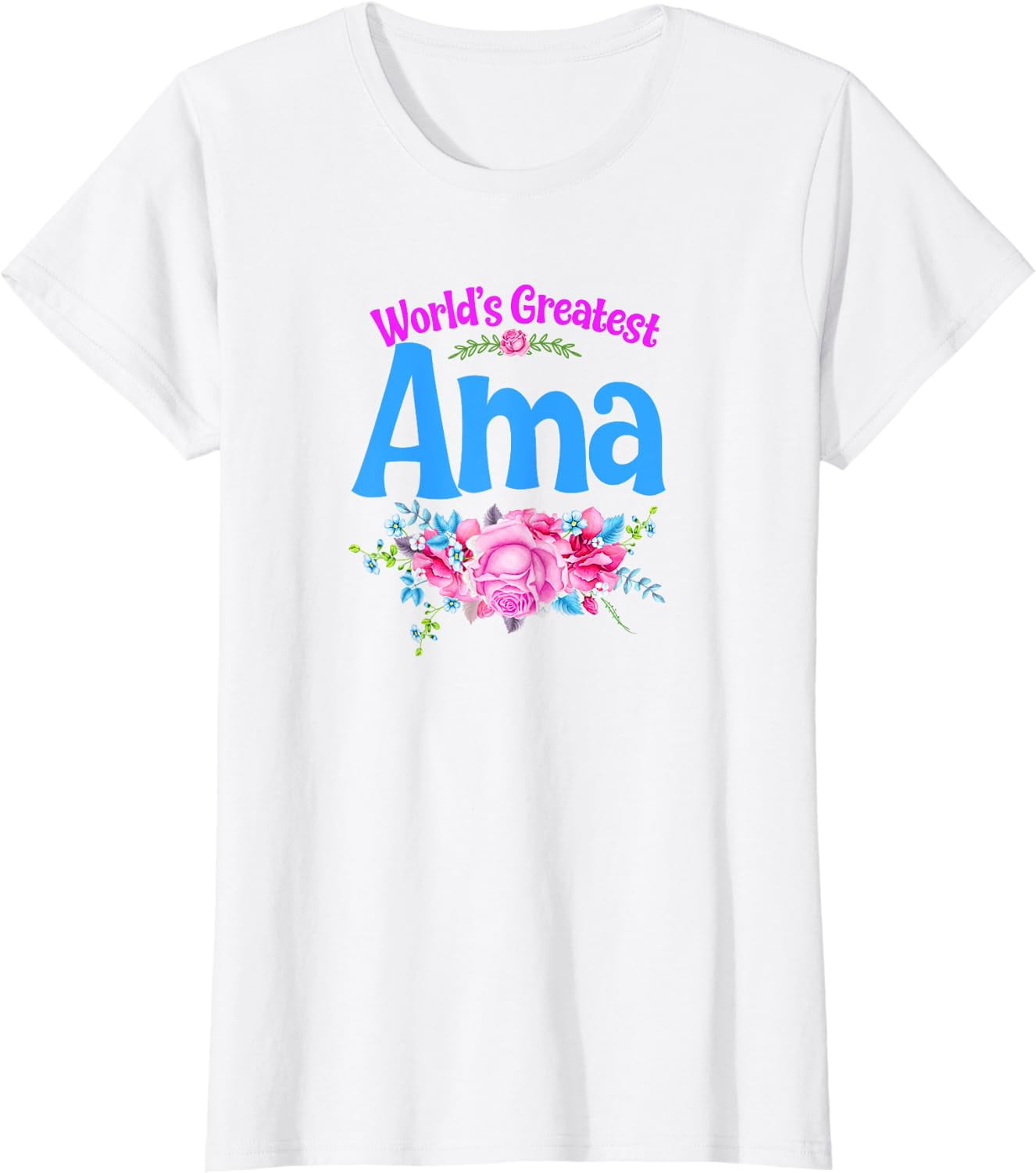 World's Greatest Ama - Grandma T-Shirt - Walmart.com