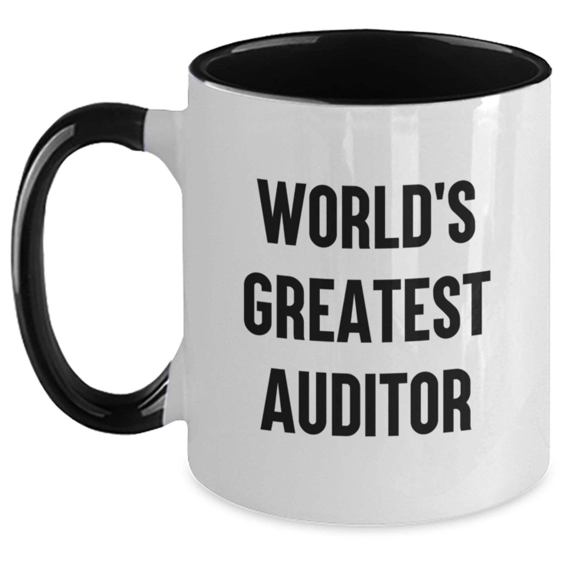 World's Greatest Auditor Gift Mug Funny Quotes Christmas Unique Gifts ...