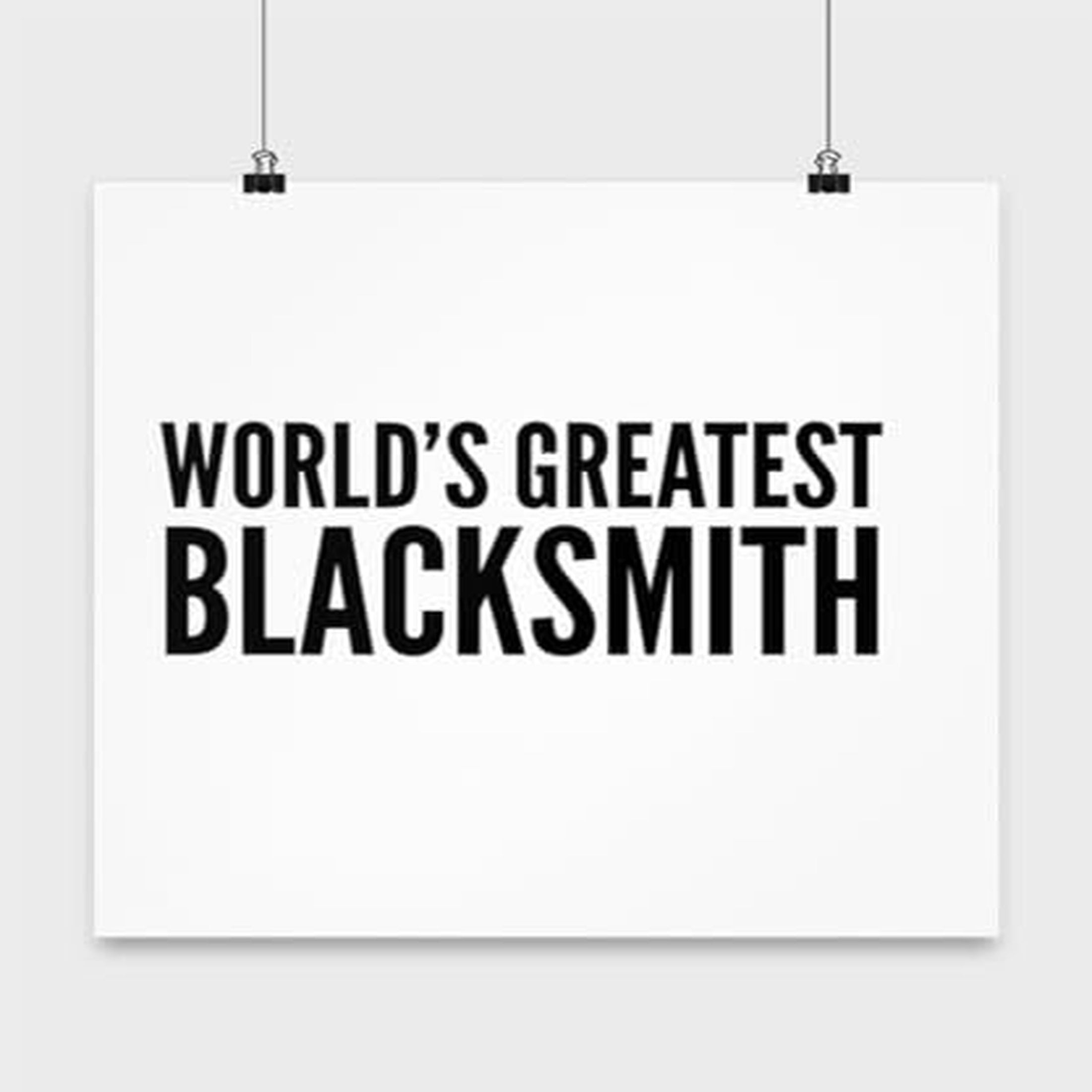 Blacksmith Poster - 13x13 - Wall Decor for Blacksmiths Gift - Walmart.com