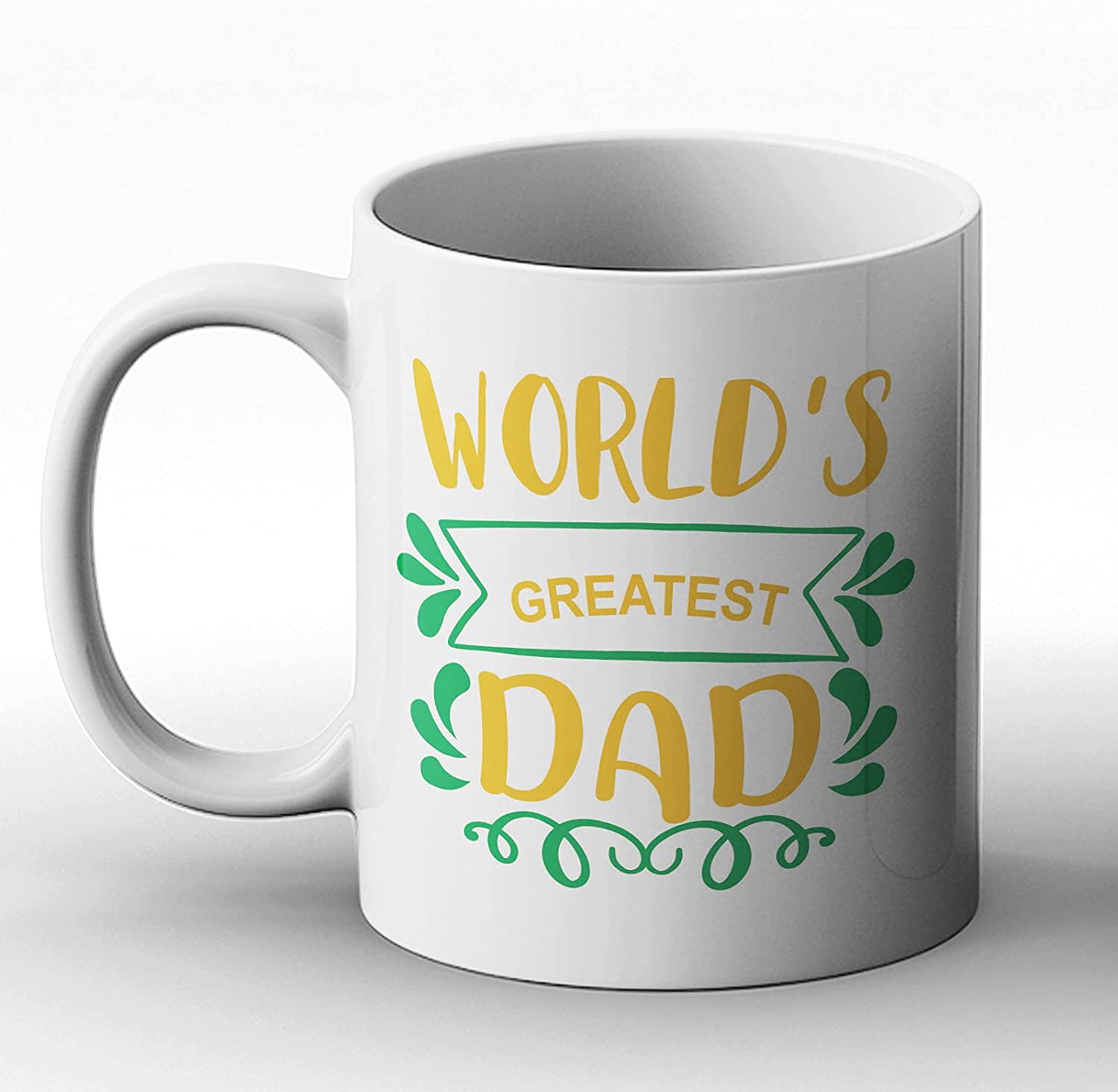 World鈥榮 Greatest DAD Coffee Cup Fathers Day Present for Husband New ...