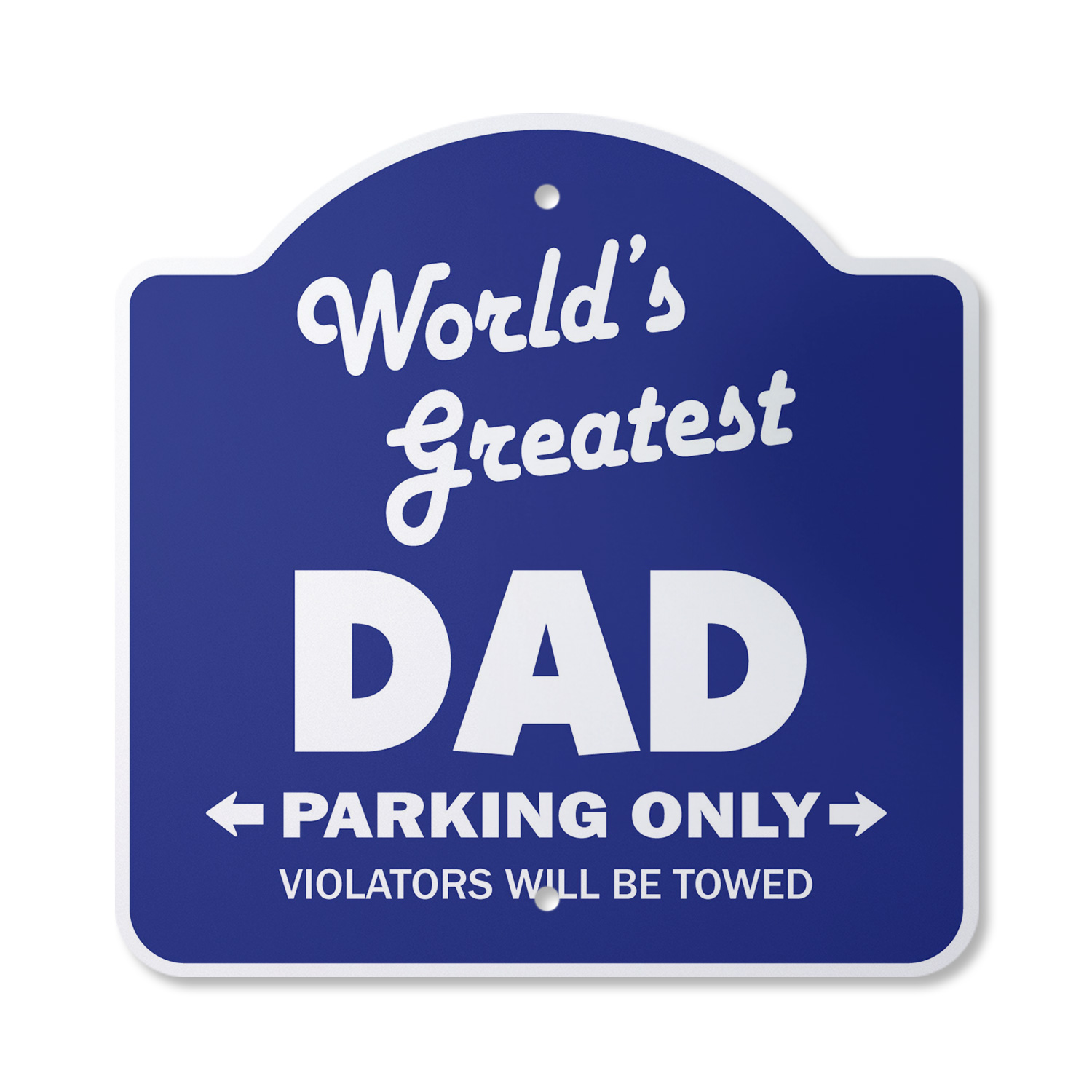 World's Greatest Dad 12" X 12" Sign | Indoor/Outdoor Plastic ...
