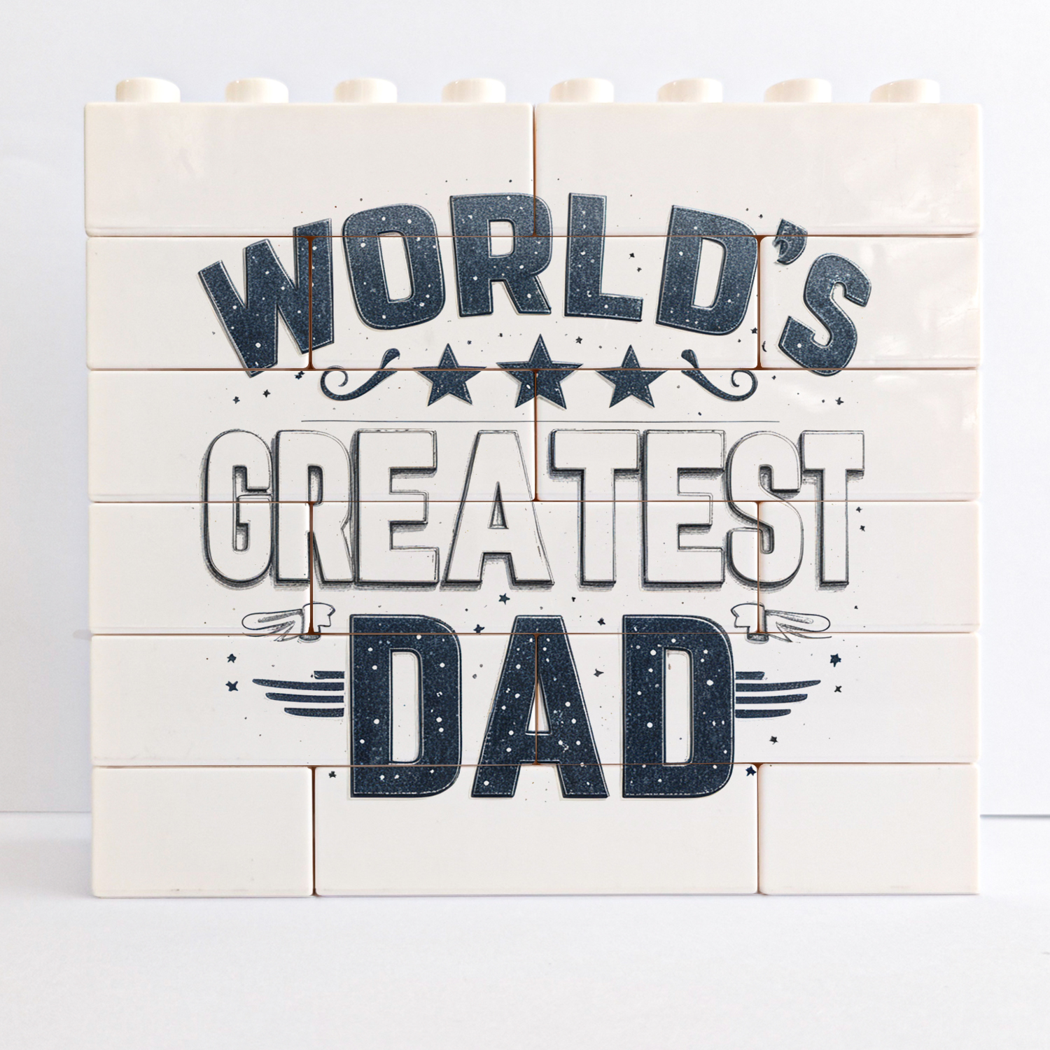 World's Greatest Dad Building Block Sign,Cool Father's Day Presents ...