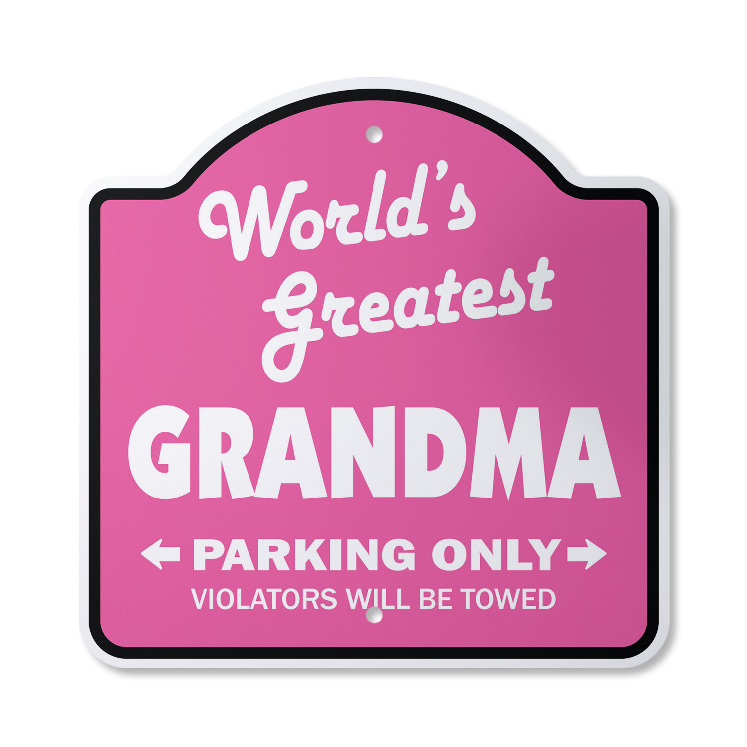 World's Greatest Grandma 12" X 12" Sign | Indoor/Outdoor Plastic ...