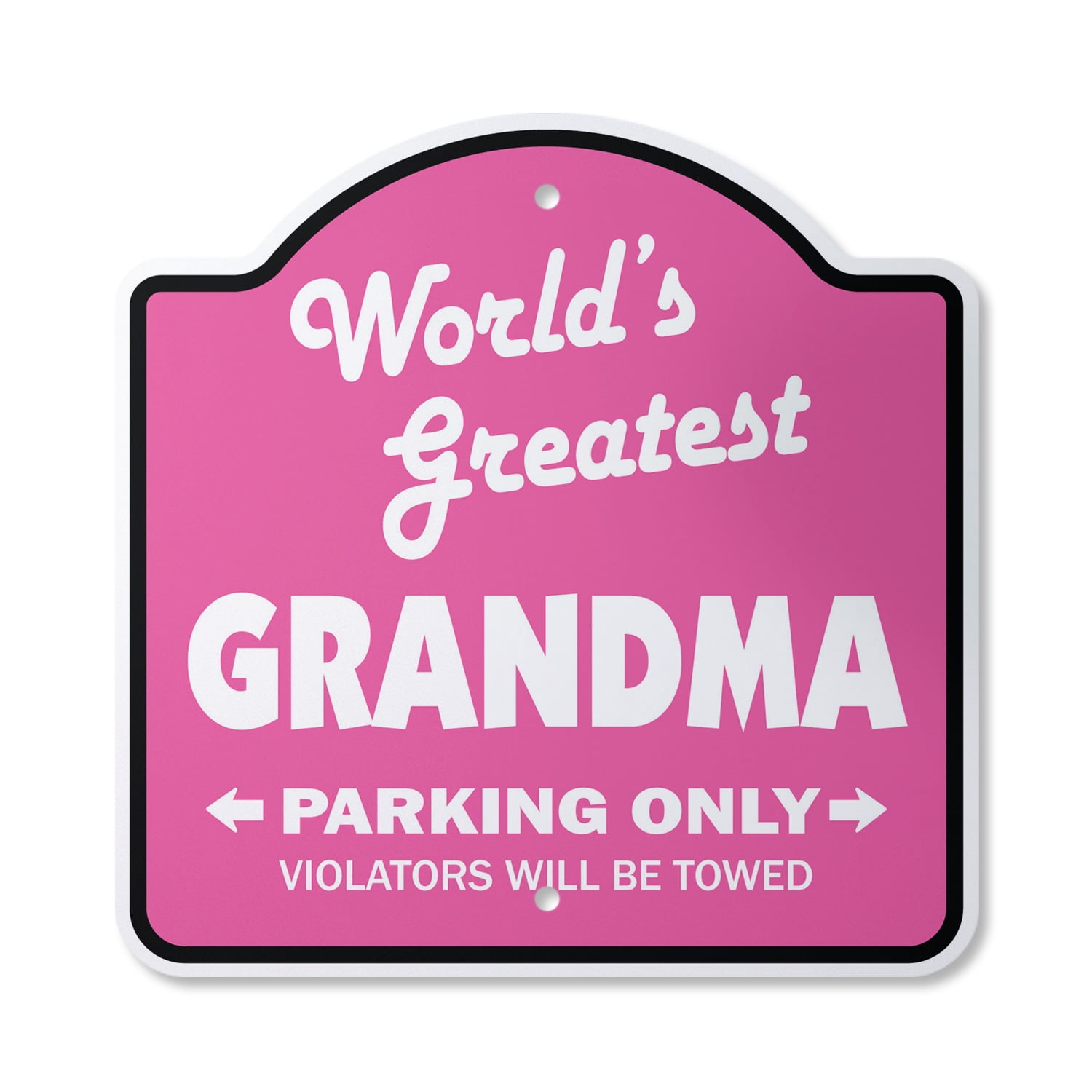 World's Greatest Grandma 14" X 14" Sign | Indoor/Outdoor Plastic ...