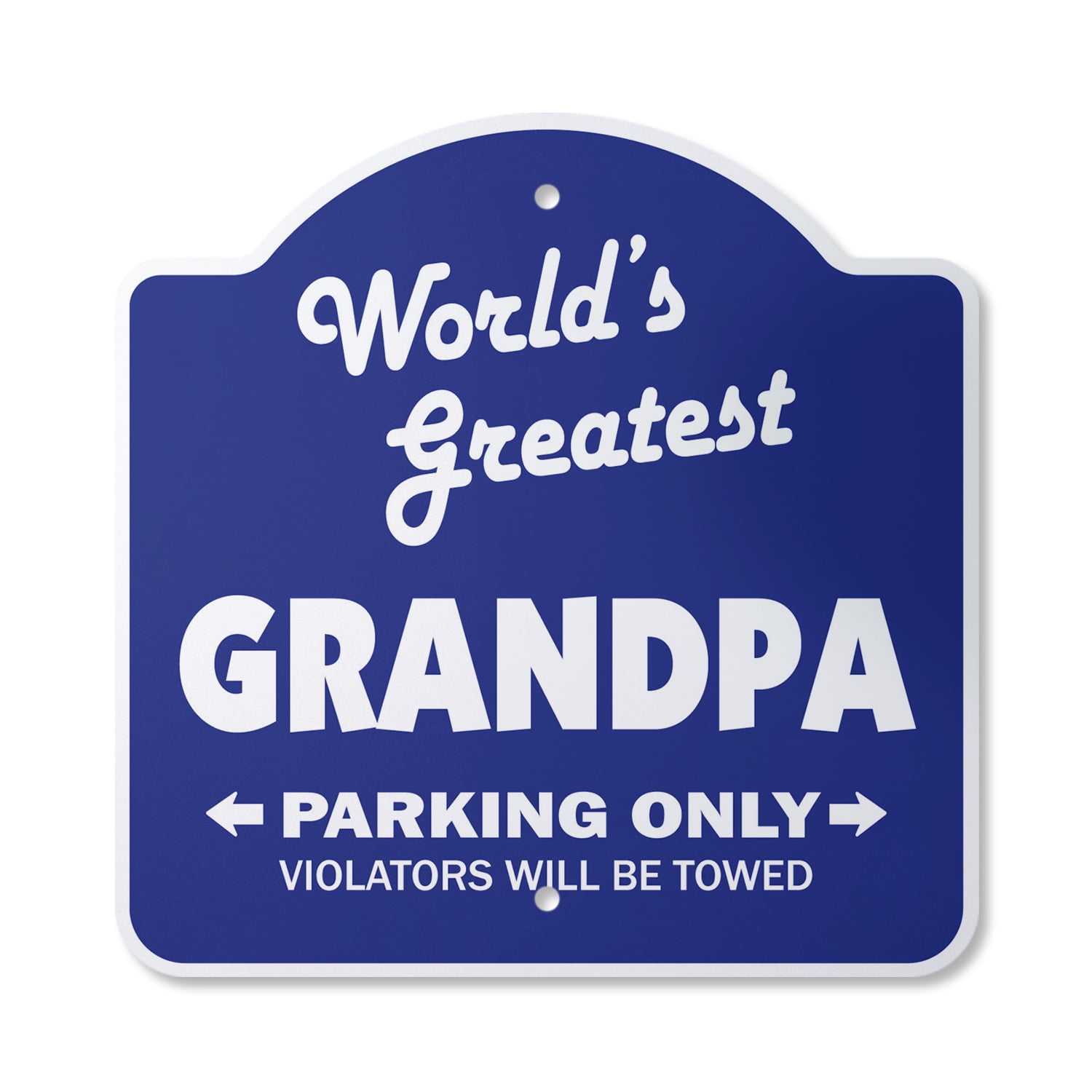 World's Greatest Grandpa 10” x 10” Sign | Indoor/Outdoor Plastic ...