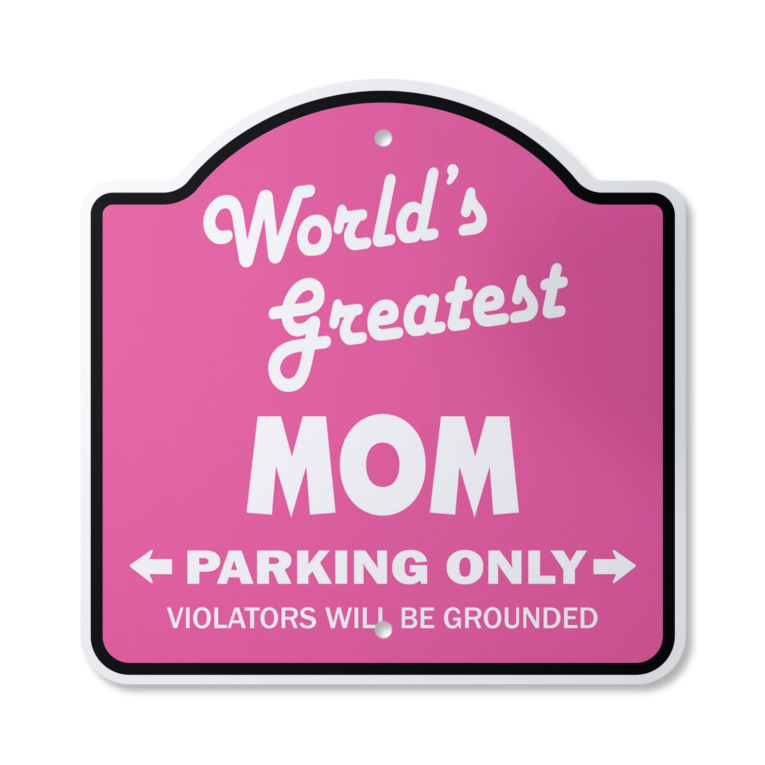 World's Greatest Mom 12" X 12" Sign | Indoor/Outdoor Plastic ...
