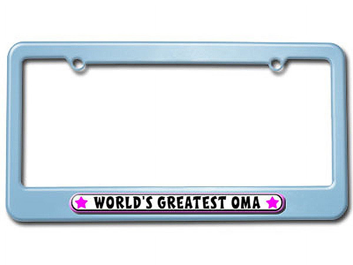 World's Greatest Oma - German Grandmother Grandma License Plate Frame ...
