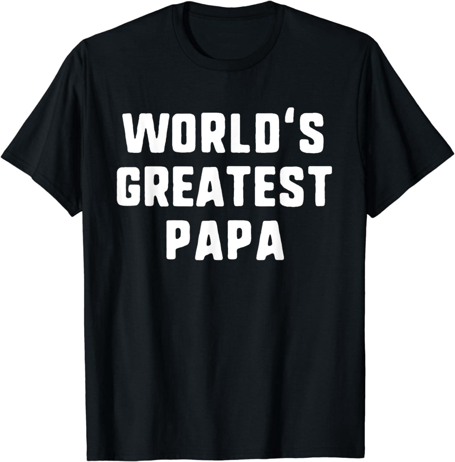 World's Greatest Papa Funny Family T-Shirt - Walmart.com