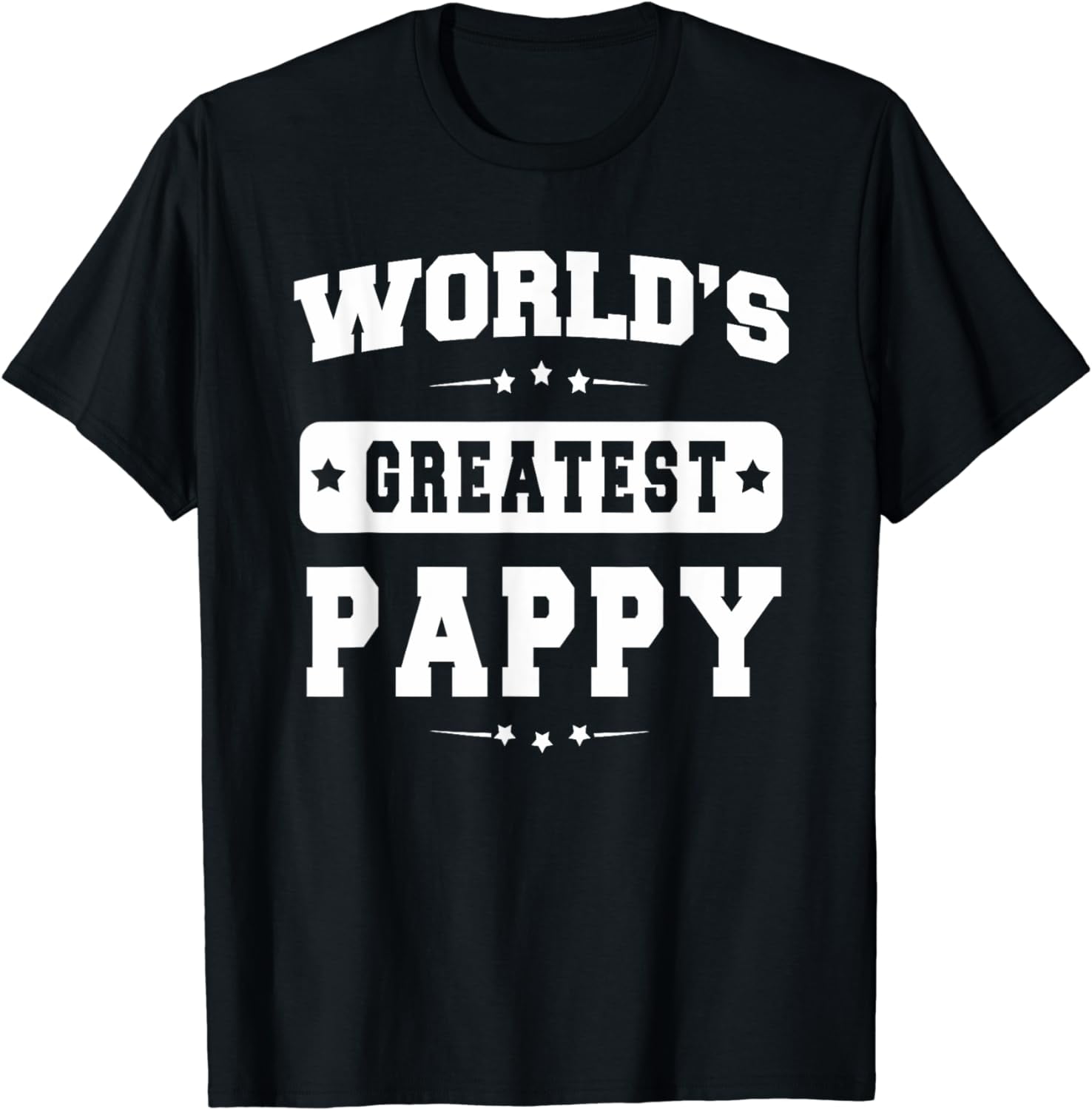 World's Greatest Pappy Father's Day Gift Grandpa Men T-shirt - Walmart.com