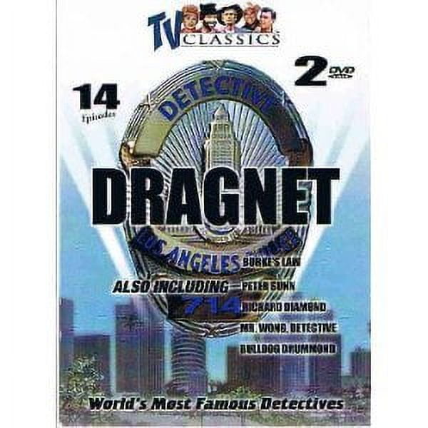 World's Most Famous Detectives Dragnet 14 Episodes DVD NEW - Walmart.com