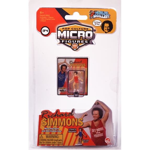 World's Smallest Action Micro Figures Richard Simmons Micro Figure (Red ...