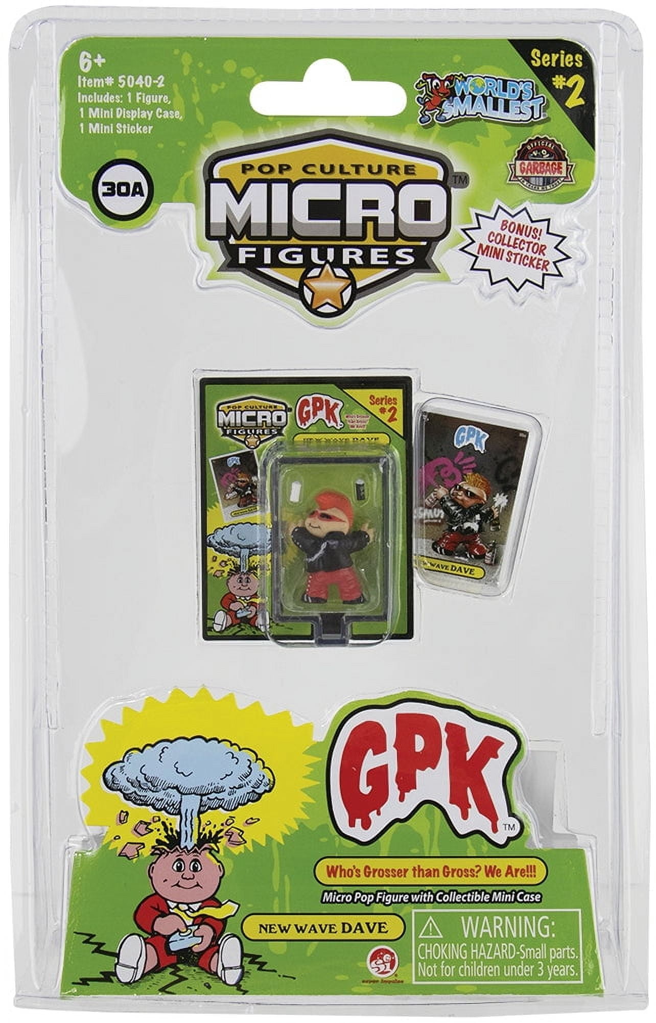 World's Smallest (GPK) Garbage Pail Kids Series 2 (New Wave Dave ...