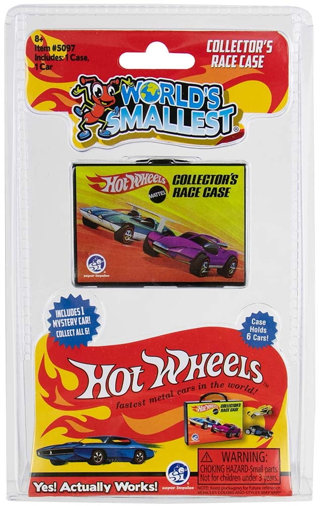 Hot Wheels™ World's Smallest Toy Car Storage Case with Mystery Car ...