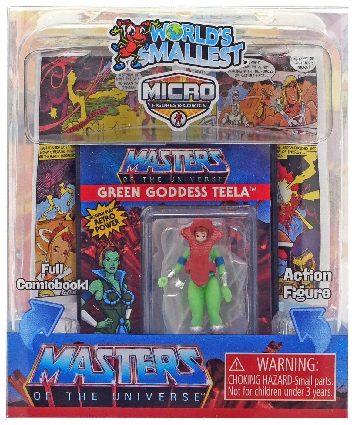 World's Smallest Masters of the Universe Green Goddes Teela Micro ...