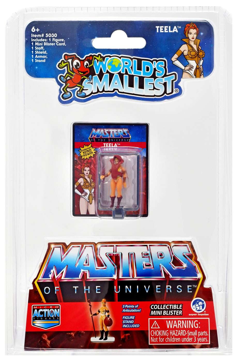 World's Smallest Masters of the Universe Teela Micro Figure - Walmart.com