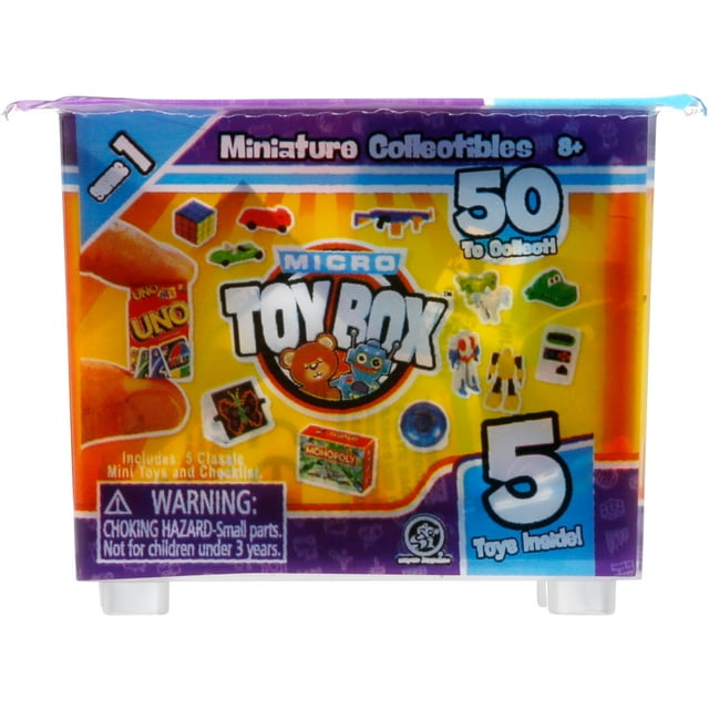 World's Smallest Micro Toy Box Series 1 Mini Collectible 5pc Blind Box ...