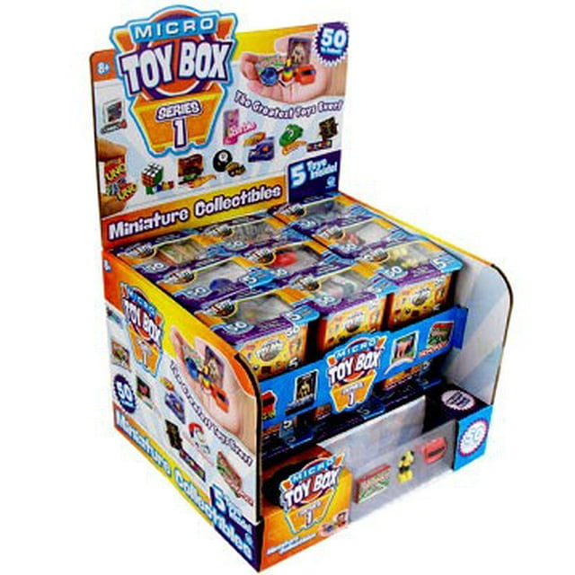World's Smallest Micro Toybox Series 1 Mystery Box (27 Packs) - Walmart.com