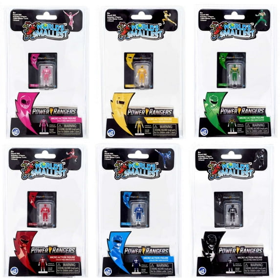 Super Impulse World's Smallest Mighty Morphin Power Rangers Micro ...