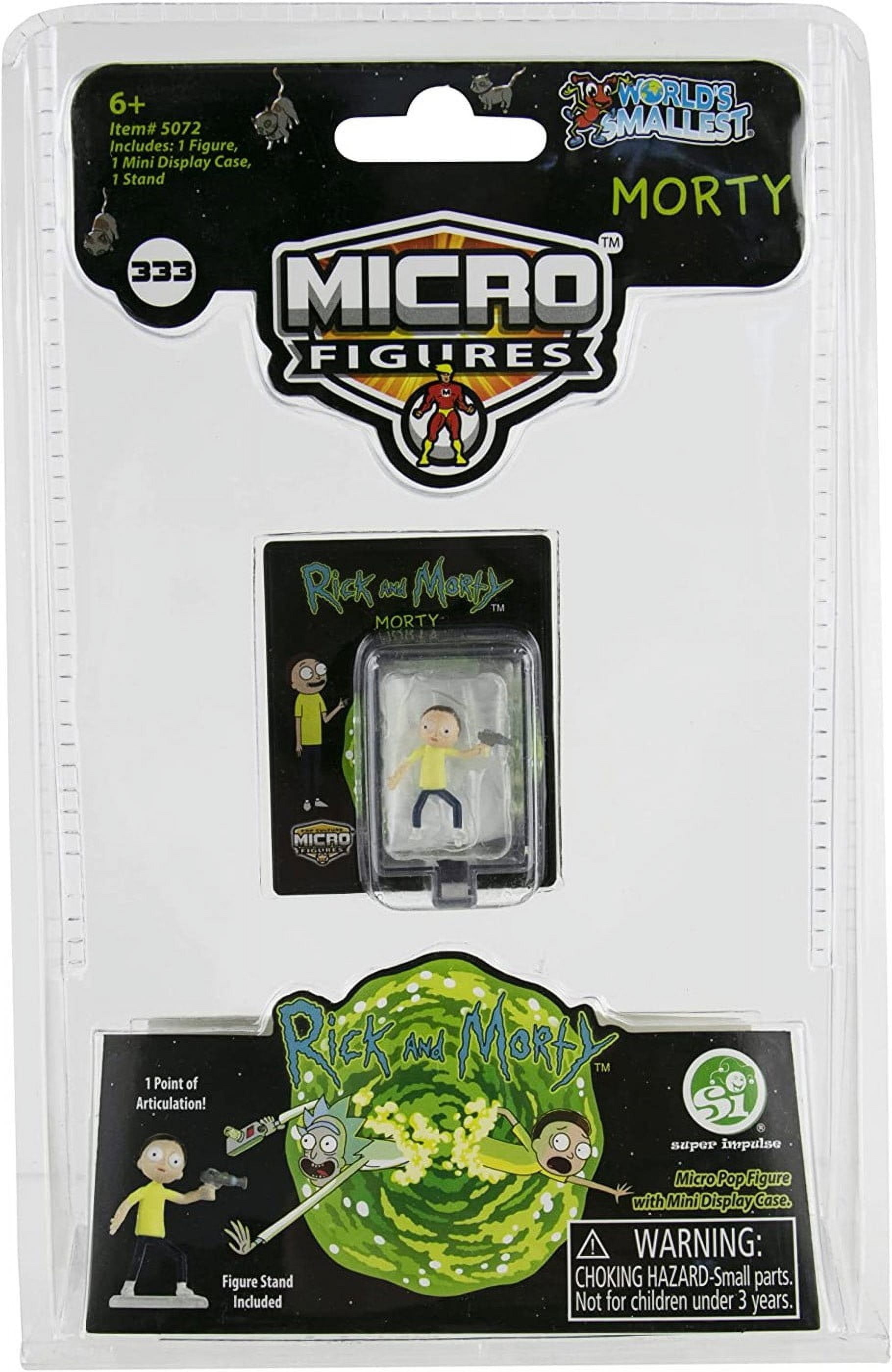 World's Smallest Rick & Morty Morty Micro Figure - Walmart.com