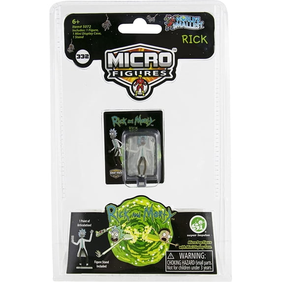 World's Smallest Rick & Morty Rick Micro Figure - Walmart.com