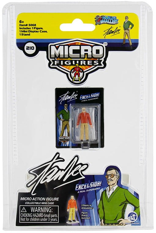 World's Smallest Stan Lee Excelsior! Micro Figure - Walmart.com