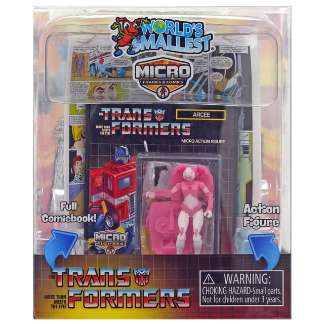 World's Smallest Transformers Arcee Micro Figure & Comic - Walmart ...