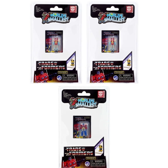 World's Smallest Transformers Optimus Prime, Bumblebee & Starscream Set ...