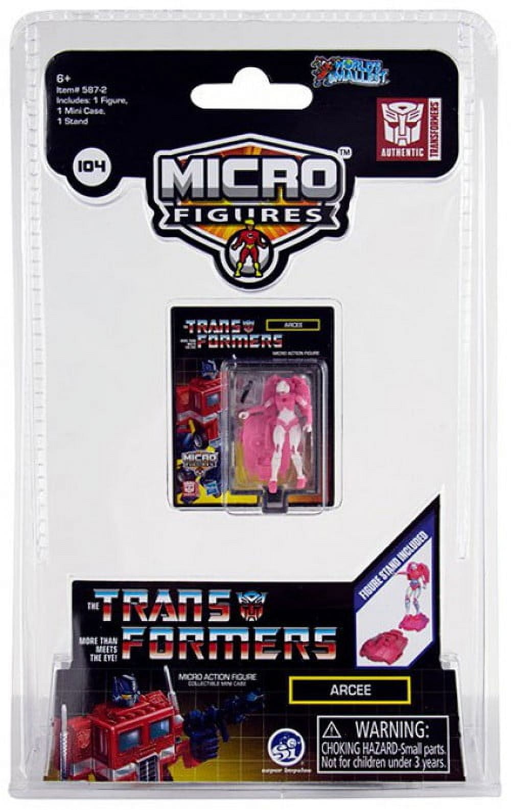 World's Smallest Transformers Series 2 Arcee Micro Figure - Walmart.com