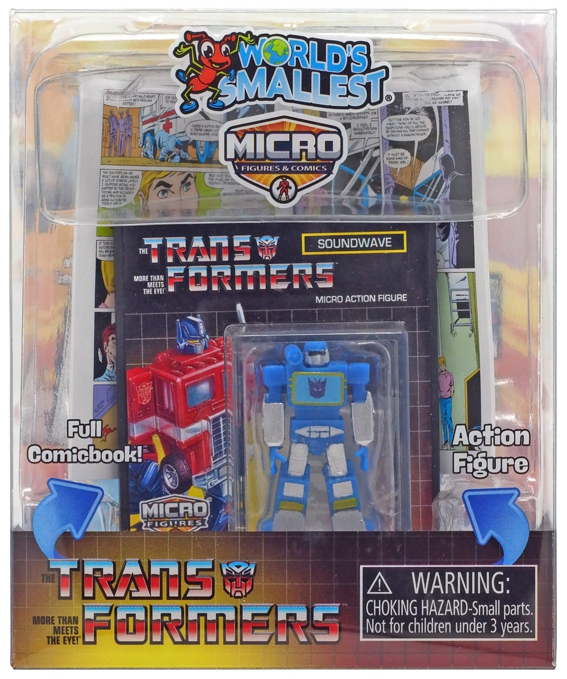 World's Smallest Transformers Soundwave Toy: Micro Figure & Comic ...