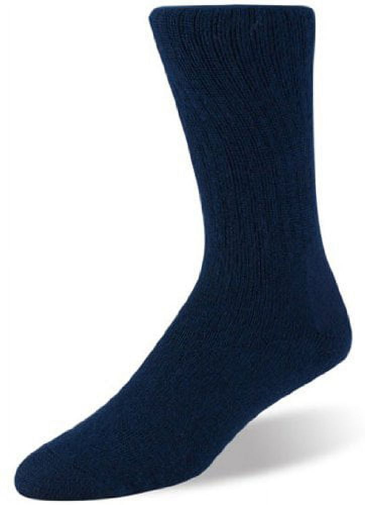 World's Softest Socks Unisex Classic Crew, Navy, Med - Walmart.com